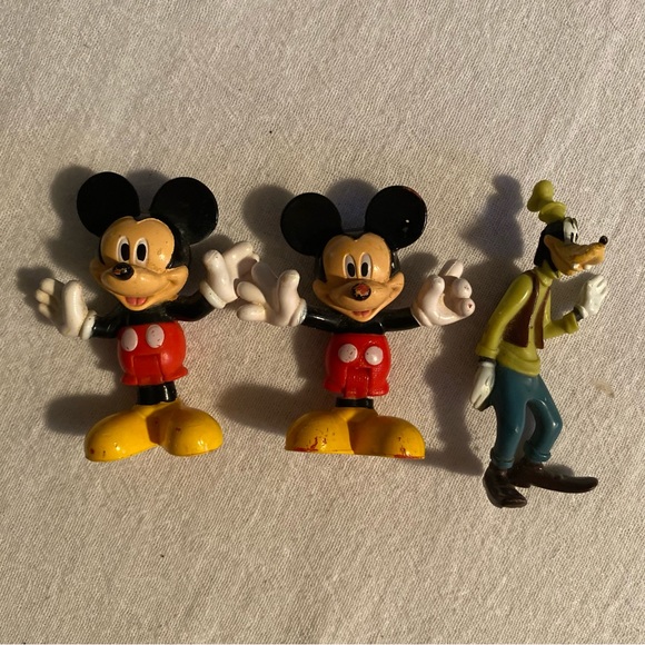 Disney | Toys | Mickey Mouse Goofy Mini Action Figures Set Of 3 | Poshmark